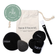 Reusable Makeup Pad & Biodegradable Sponge Face It Face Kit | Sabbia Co